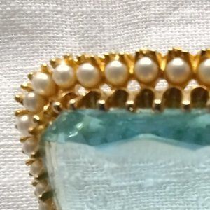 Cadoro, signed | Jewelry | Rare Cadora Aquamarinecolored Stone With ...